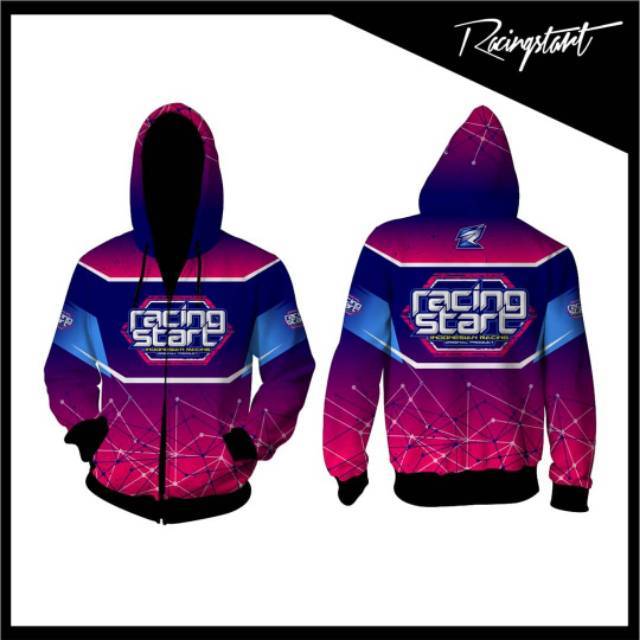 Jual RACINGSTART Buy 1 Get 1 Jaket Trucker Hoodie Digital Printing Sublimasi | Shopee Indonesia