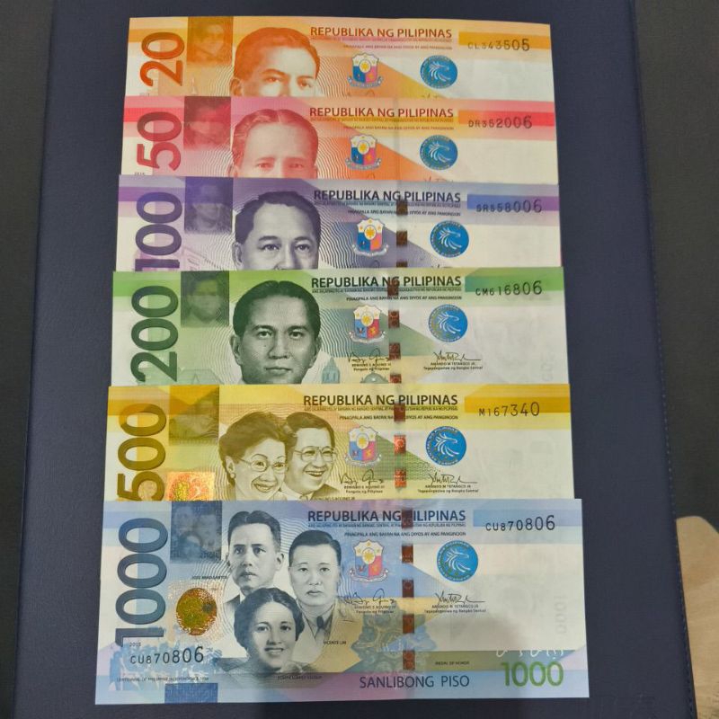Jual Set Uang Asing Filipina Lama 20 sampai 1000 Peso | Shopee Indonesia