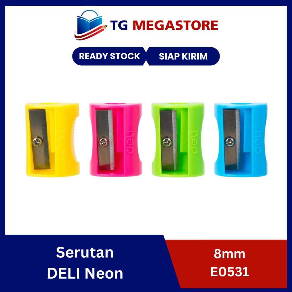 Jual Serutan DELI Neon Rautan Kecil 8mm - E0531 | Shopee Indonesia