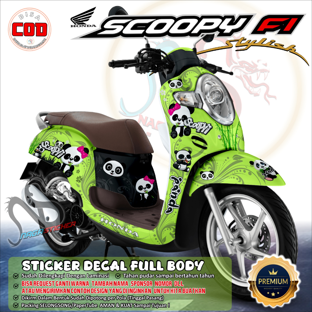 Jual Bisa COD Decal Sticker Full Body Honda Scoopy Stylish 2017-2020 ...
