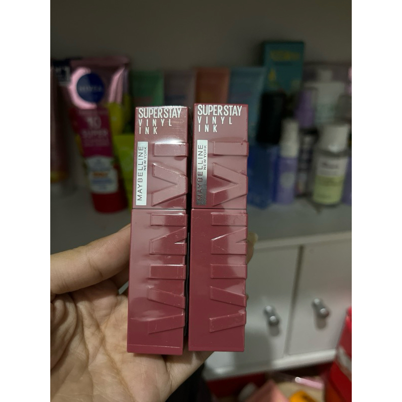 Jual Maybelline superstay vinyl ink shade lippy | Shopee Indonesia