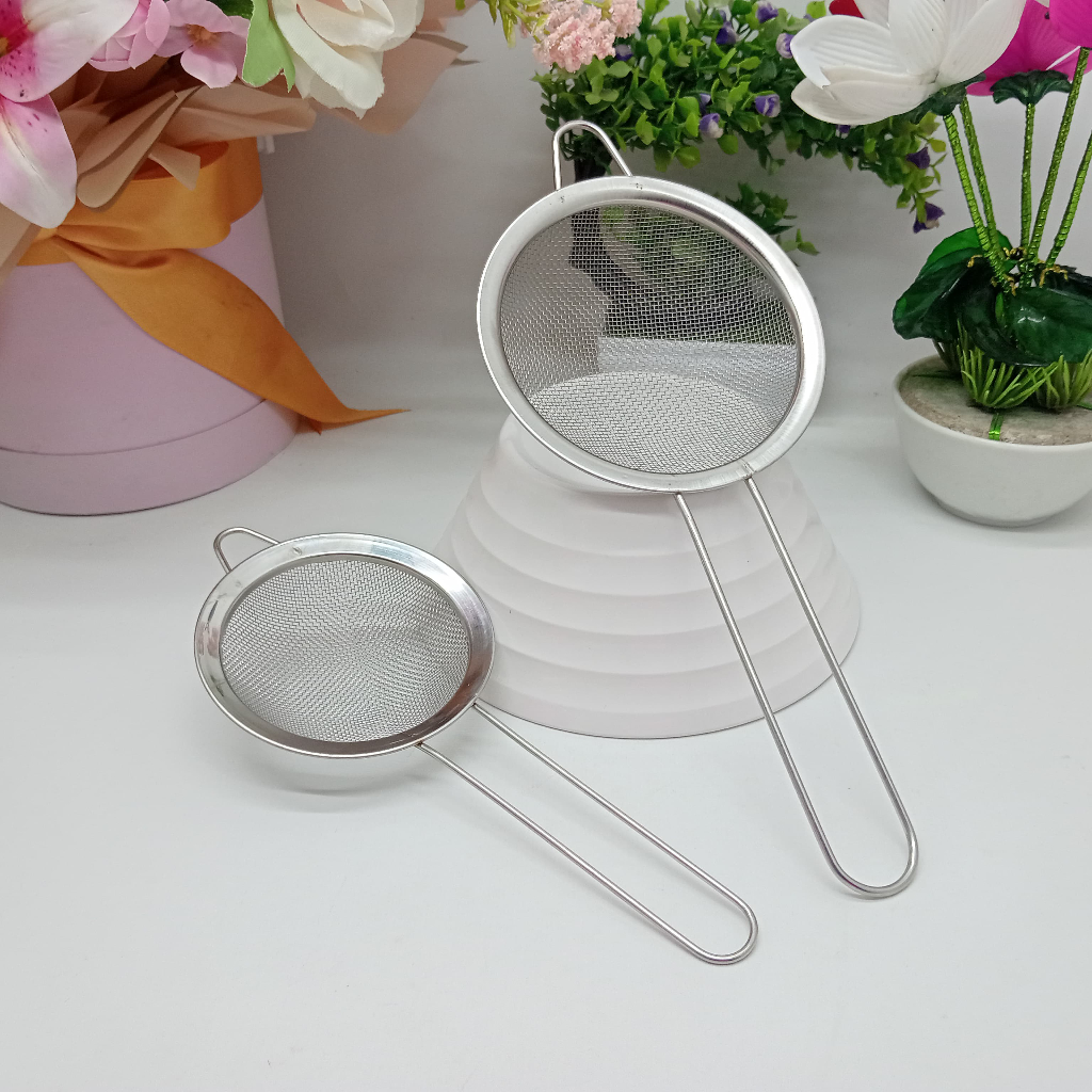 Jual Saringan Stainless Ukuran 10 - 12 CM Saringan Teh Stainless ...