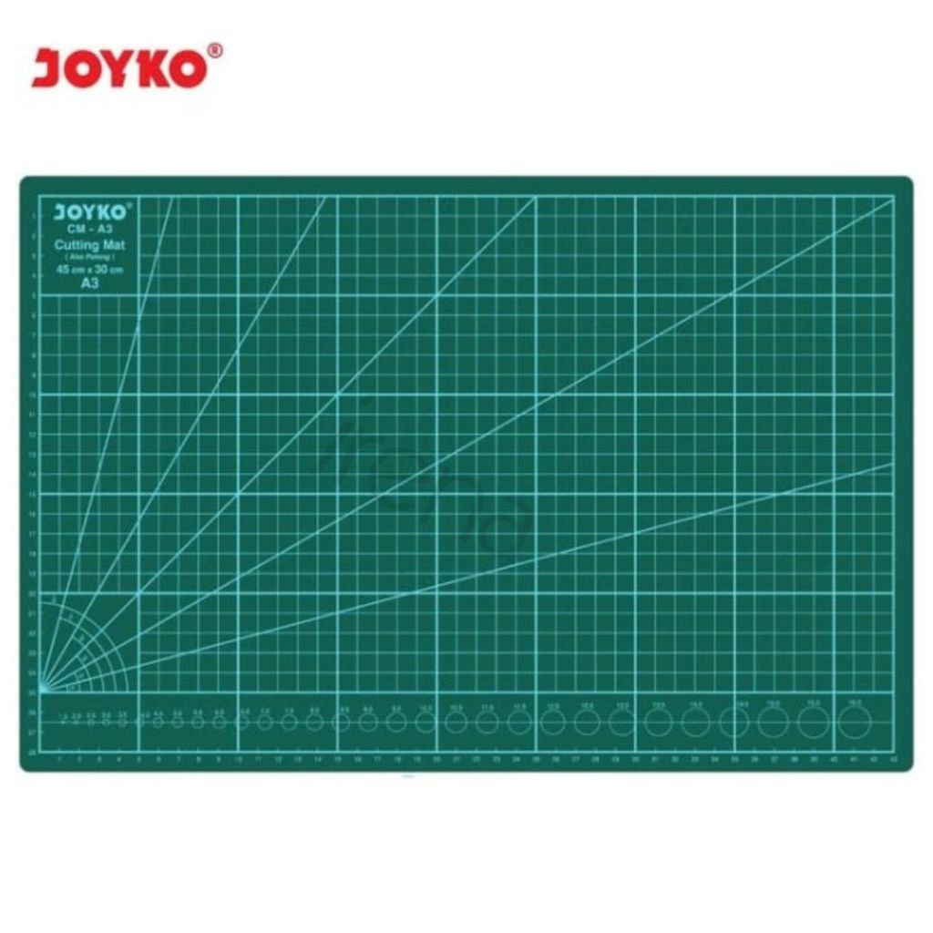 Jual Joyko Cutting Mat CM-A3/A4 Color / Cutting Matte A3/A4 / Alas Potong | Shopee Indonesia