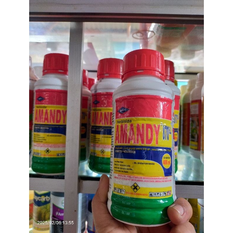 Jual herbisida selektif sistemik amandy 870SL 400ml dimetil amina gulma ...