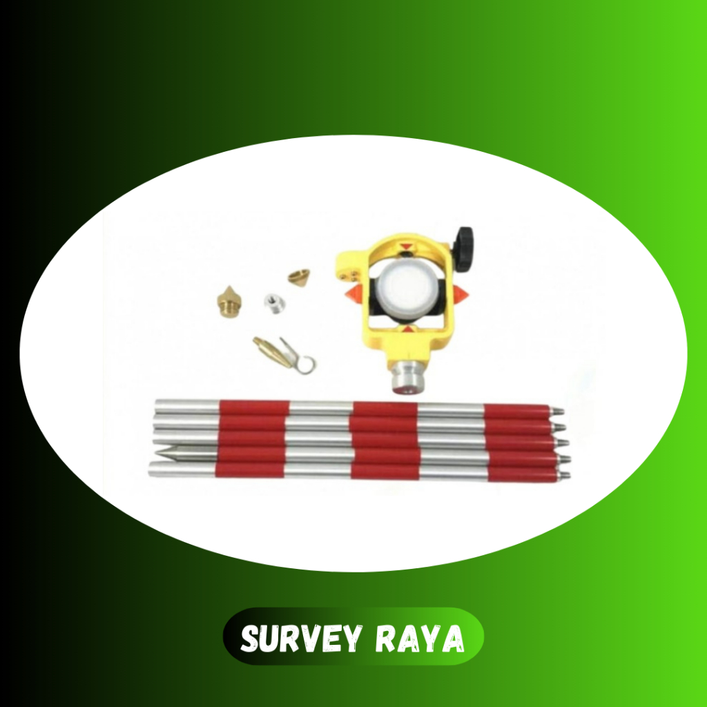 Jual Mini Prisma Set Untuk Total Station Topcon NIkon Ruide Gowin ...