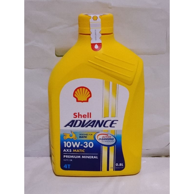 Jual OLI SHELL AX5 MATIC 800ML 10W-30 | Shopee Indonesia
