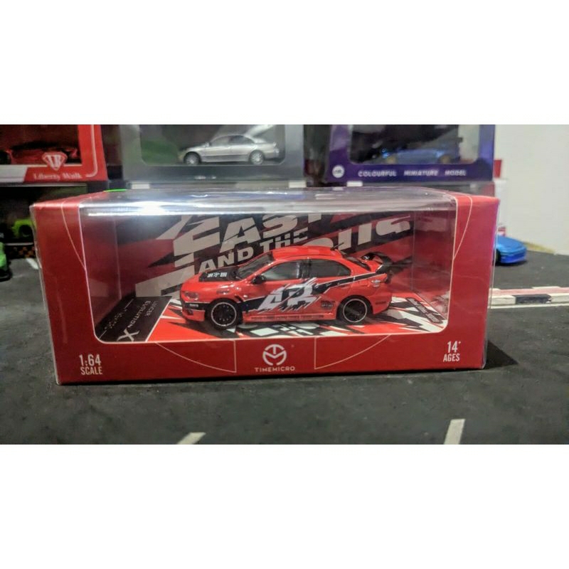 Jual Diecast Time Micro Mitsubishi Lancer Evolution X Tokyo Drift FNF ...
