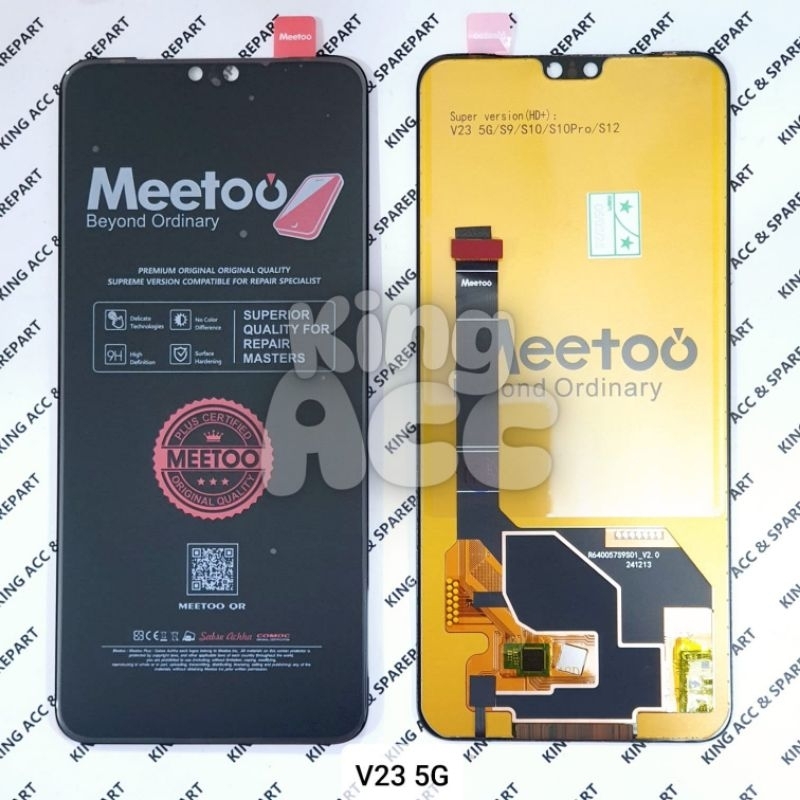 Jual NEW MEETOO LCD TOUCHSCREEN VIVO V23 5G / VIVO S10 / S10 PRO / S12 BLACK NOT FINGERPRINT ...