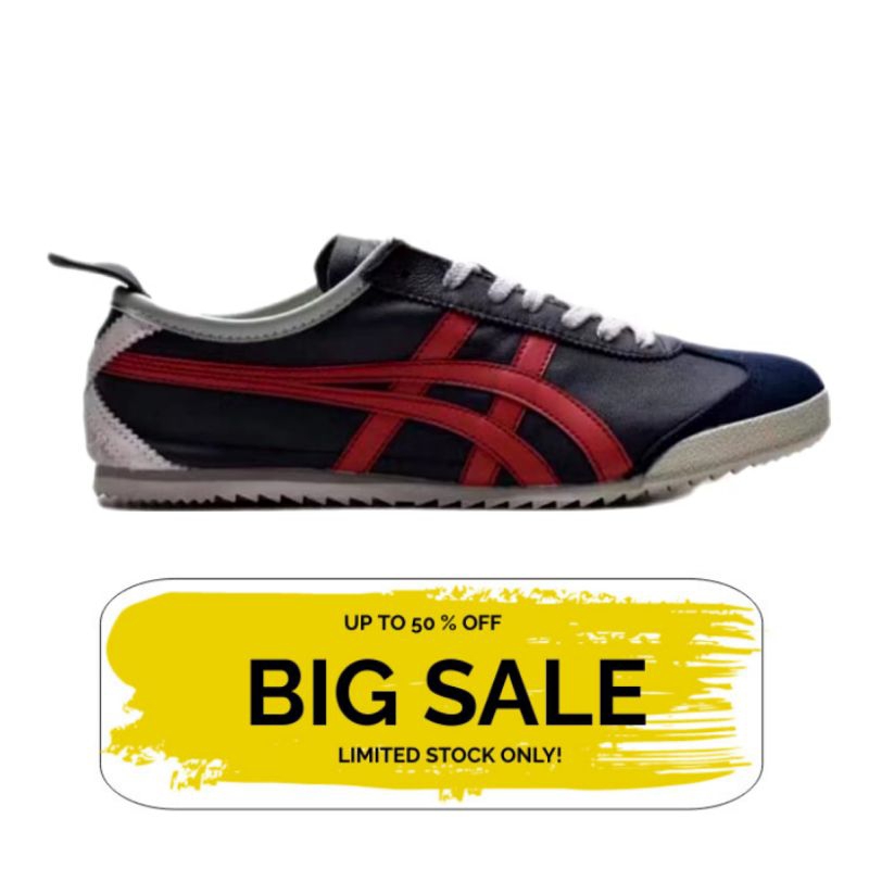 Jual Sepatu Onitsuka Tiger Mexico 66 Nippon Made Navy Red | Shopee Indonesia