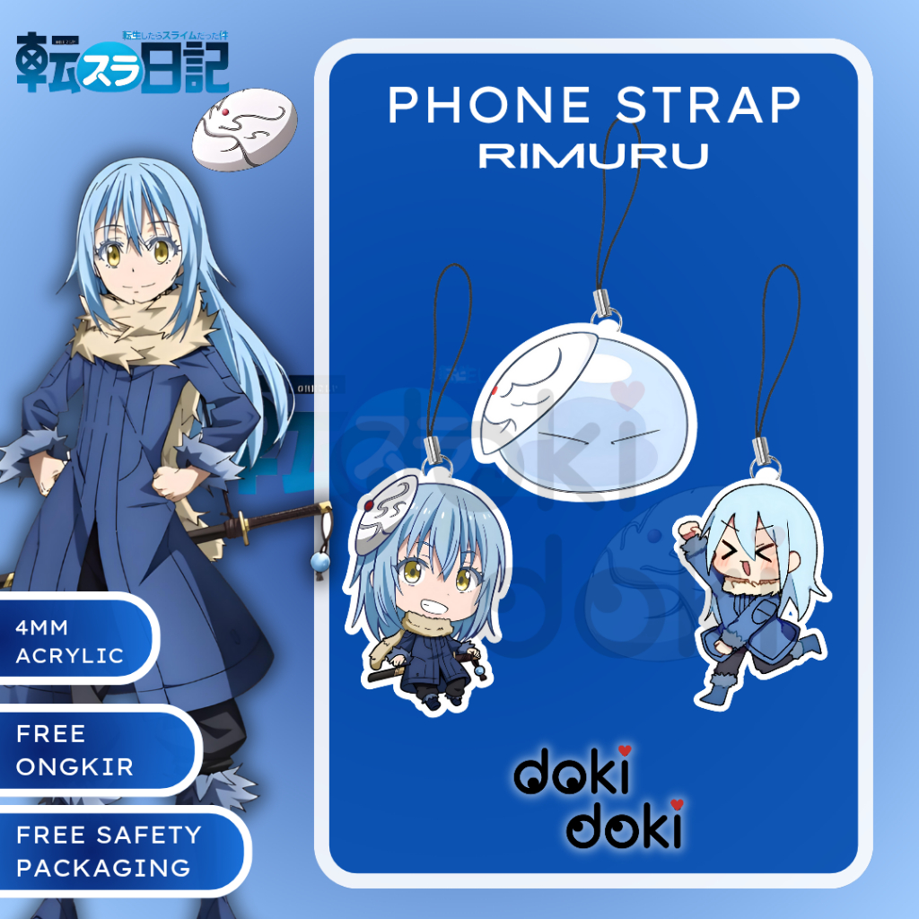 Jual PHONE STRAP HP ANIME RIMURU SHITARA SLIME | Shopee Indonesia