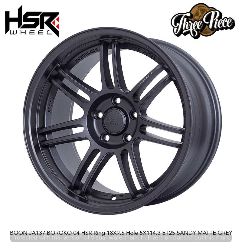 Jual Velg Mobil HSR BOON R18 untuk Rush Terios Innova HRV BRV Odyssey Zenix Xpander DLL | Shopee ...