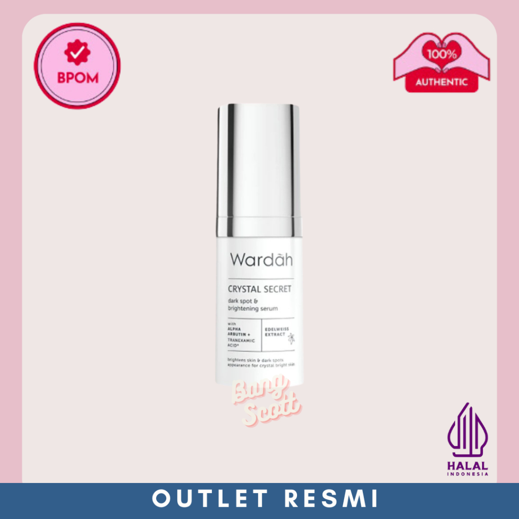 Jual WARDAH Crystal Secret Dark Spot Brightening Serum 20 ml | 3% ...