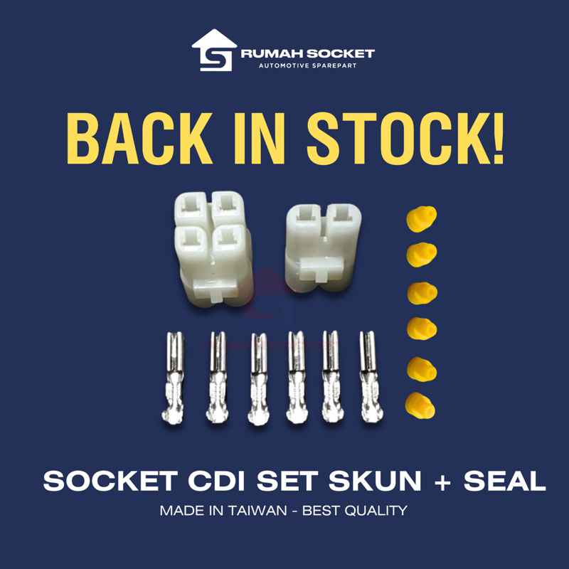 Jual SOCKET SOKET CDI MOTOR TIGER SHOGUN 110 125 MEGA PRO SET SKUN DAN ...