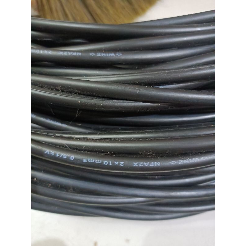 Jual KABEL TWIST TWISTED KABEL PLN 2X10 MM PER METER | Shopee Indonesia