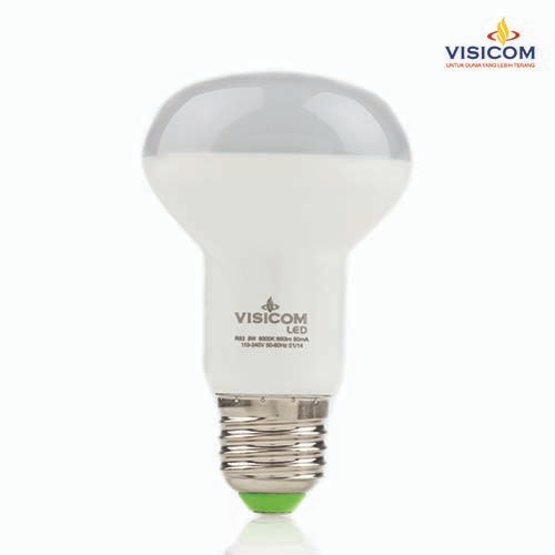 Jual VISICOM - Lampu LED R63 - 8 Watt - Cahaya Putih / Cahaya Kuning ...
