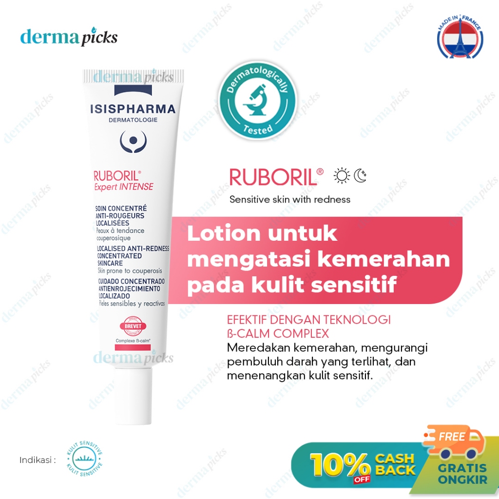 Jual RUBORIL Expert Intense ISISPHARMA 15ml - Mengatasi Kemerahan pada ...