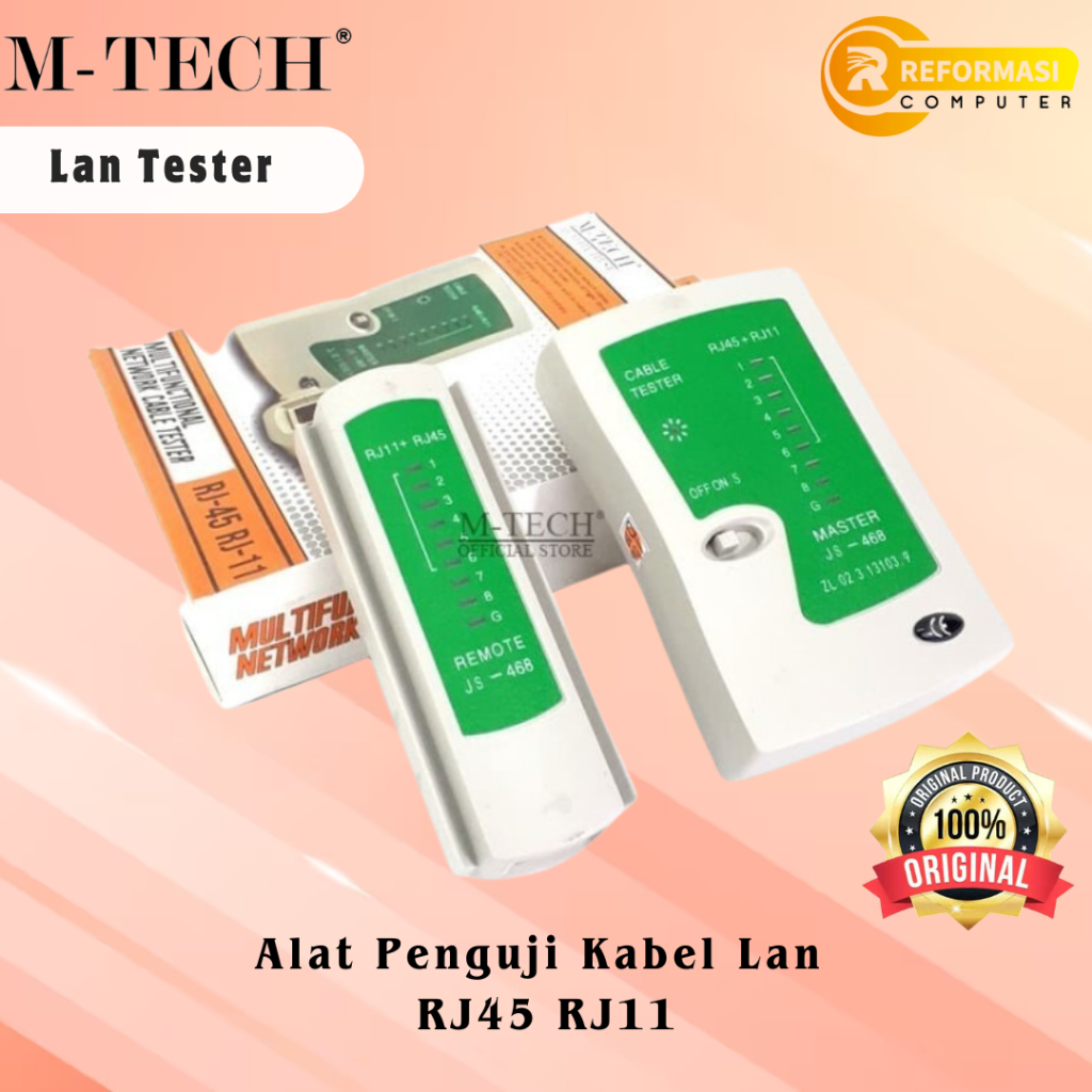 Jual M-TECH LAN Tester - Alat Untuk Test Kabel Jaringan Komputer ...