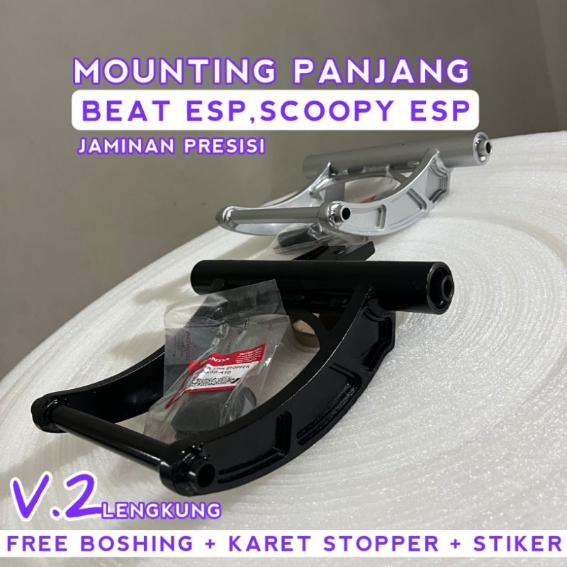Jual MOUNTING BEAT ESP, SCOOPY ESP MIXRIOGARAGE V2 LENGKUNG | Shopee ...