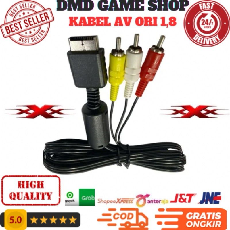 Jual Kabel av ps2 ori 1,8m | Shopee Indonesia