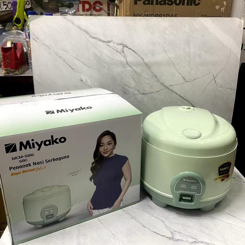 Jual MIYAKO MEGIC COM MCM 586 SBC / MCM 586 SBC TEFLON PUTIH KAPASITAS ...