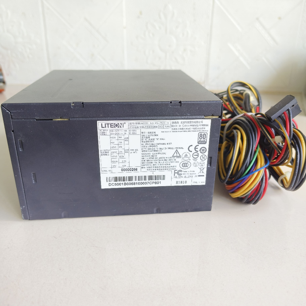 Jual PSU GAMING LITE-ON 500W 80+ BRONZE POWER SUPPLY | Shopee Indonesia