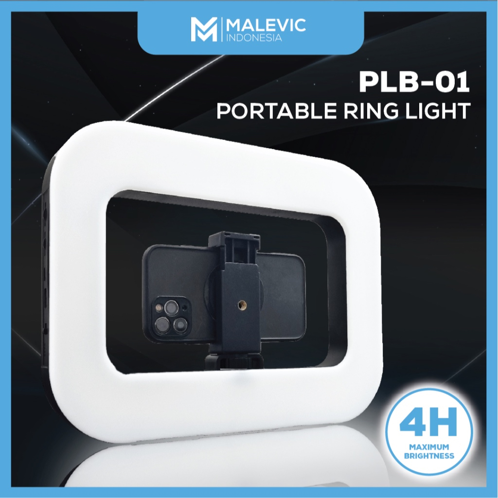 Jual Malevic Portable LED Ring Light Shooting Content 20W | Alat ...