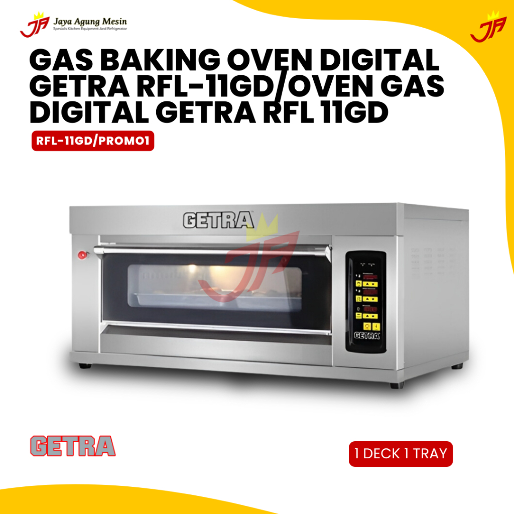 Jual GETRA Gas Baking Oven Digital Getra RFL-11GD / Oven Gas Digital ...