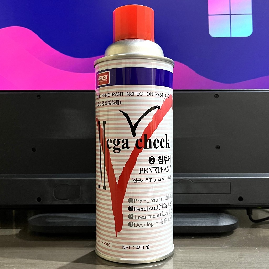 Jual [KHUSUS BATAM] NABAKEM MCP-2010 Mega Check Penetrant 450 ml / Dye ...