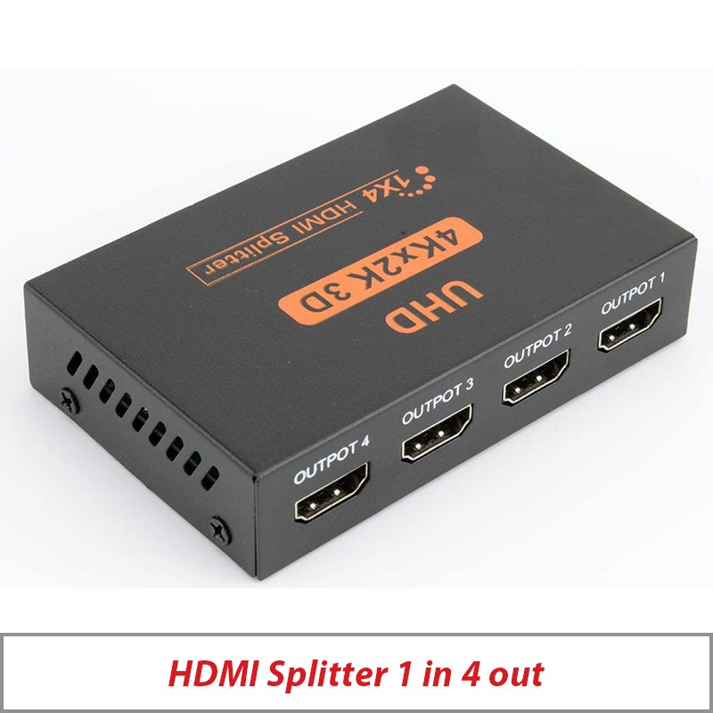 Jual HDMI SPLITTER 4 PORT 1 SUPPORT UHD 4K 2K 3D SPLITTER | Shopee ...