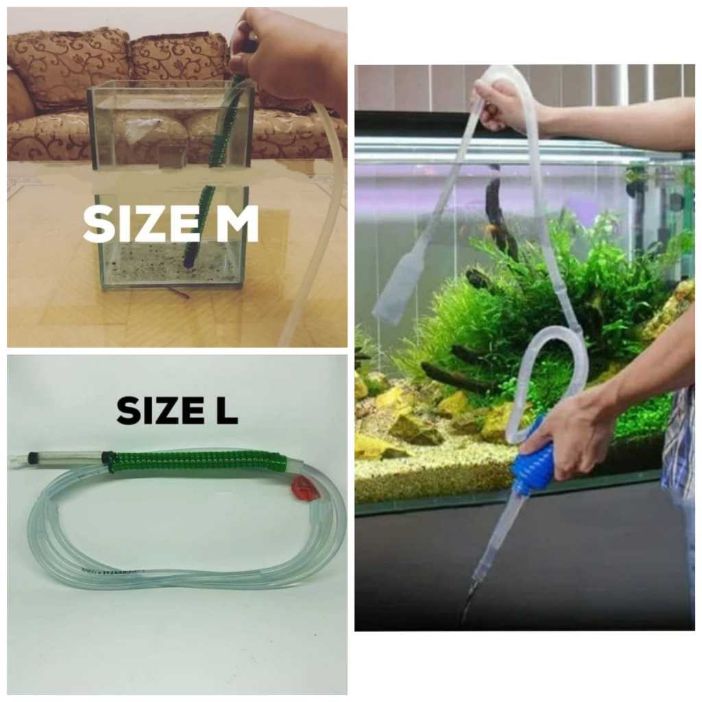 Jual Alat SIFON Size M L Cleaner Pump Sipon dilengkapi CLAMP STOPPEER Pembersih Penghilang ...