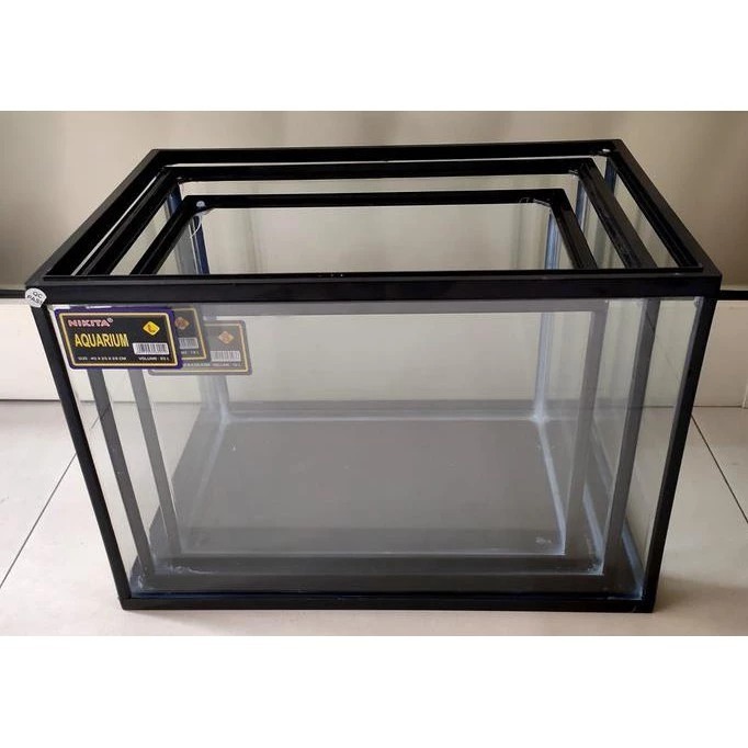Jual Aquarium Nikita / Glass Water Tank / Aquarium TriSet | Shopee Indonesia