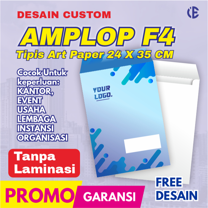 Jual Amplop Besar F4, Art Paper 150gr dan HVS 100 gsm, Amplop Dokumen ...