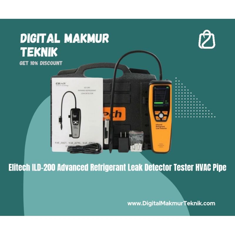 Jual Elitech ILD-200 Advanced Refrigerant Leak Detector Tester HVAC ...
