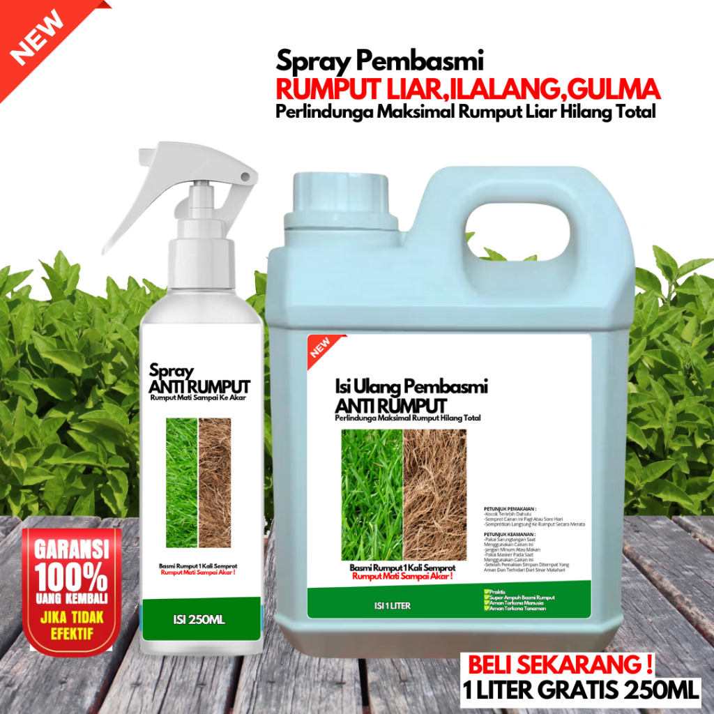 Jual Spray Pembasmi RUMPUT LIAR | RUMPUT ILALANG | RUMPUT GULMA | 1 ...