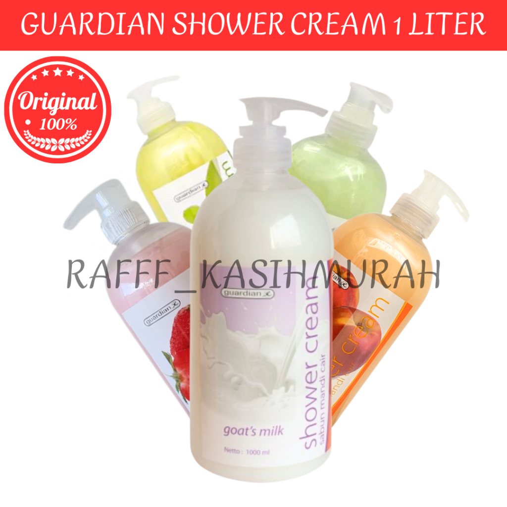 Jual GUARDIAN SHOWER CREAM 1 LITER | Shopee Indonesia