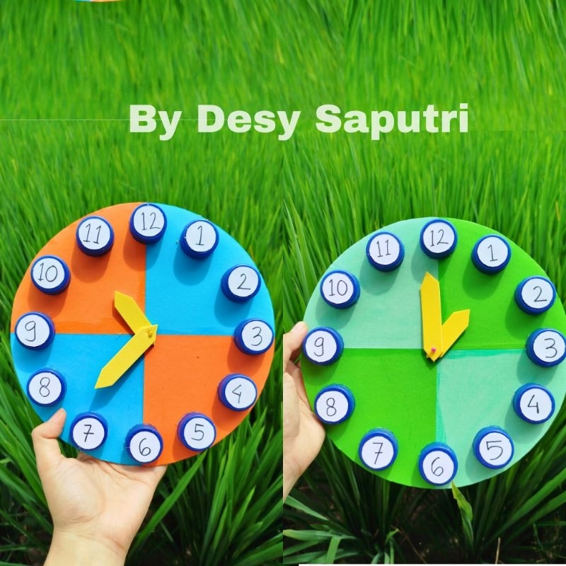 Jual jam dinding kardus dan tutup botol | Shopee Indonesia