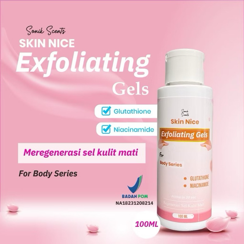Jual Sonik Skin Nice 30 second Exfoliating Gel (100 ml) Peeling Gel All Skin types mengangkat ...