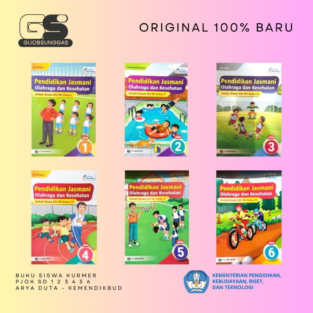 Jual BUKU SISWA PJOK SD/MI KELAS 1 2 3 4 5 6 KURIKULUM MERDEKAT ARYA DUTA | Shopee Indonesia