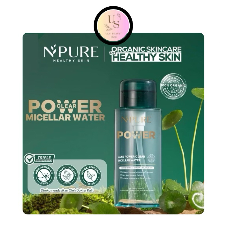 Jual NPURE ACNE POWER CLEAR MICELLAR WATER 300ML | Shopee Indonesia