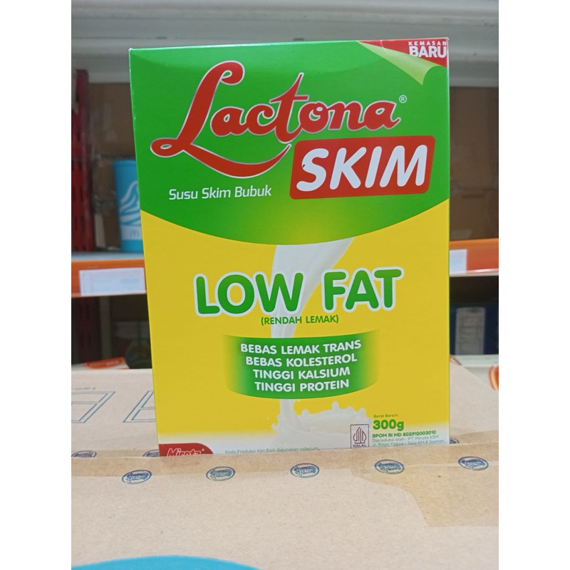 Jual LACTONA SKIM PLAIN 300gram SUSU SKIM LOW FAT | Shopee Indonesia
