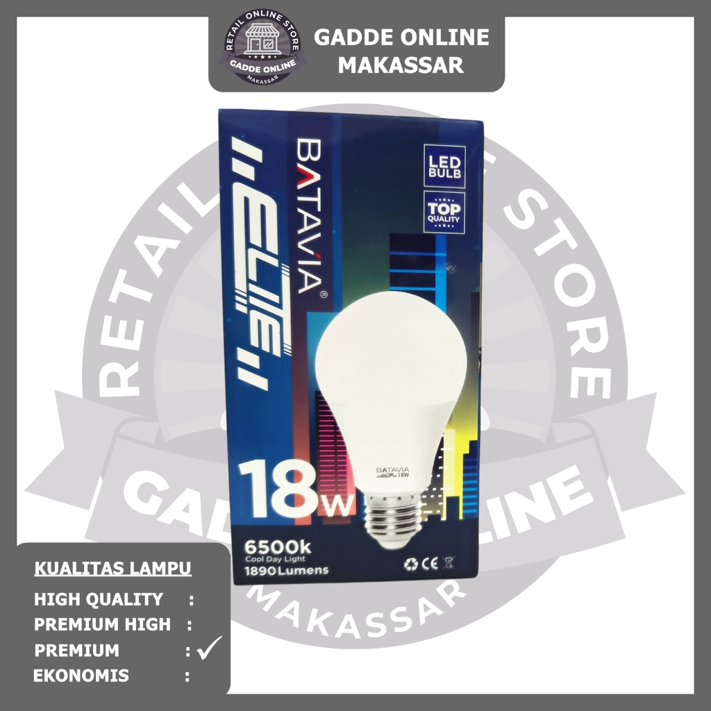 Jual Lampu ELITE LED 18W Bohlam Bulb Berkualitas SNI Premium Cahaya Putih | Shopee Indonesia