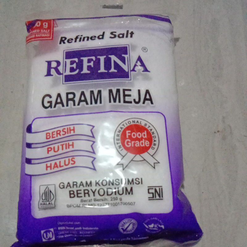 Jual Refina Garam Meja Bersih Putih Halus SNI | Shopee Indonesia