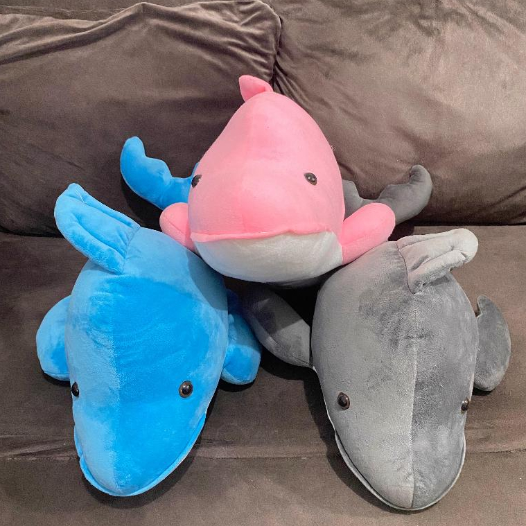 Jual Boneka Dolphin Jumbo 65 cm - Boneka Lumba Lumba - Halus Lembut ...