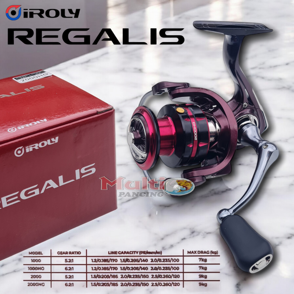 Jual reel iroly REGALIS power handle | Shopee Indonesia