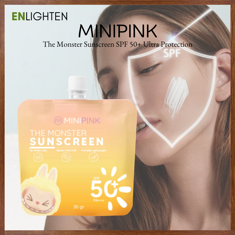 Jual Minipink Sunscreen 2025 SPF 50+ The Monster Labubu Anak & Dewasa ...