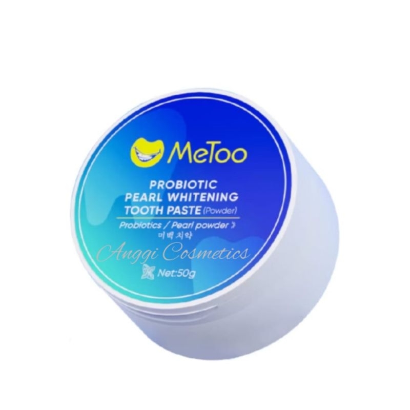 Jual MEETO Probiotic Pearl Whitening Toothpaste Powder - 50gr | Shopee ...