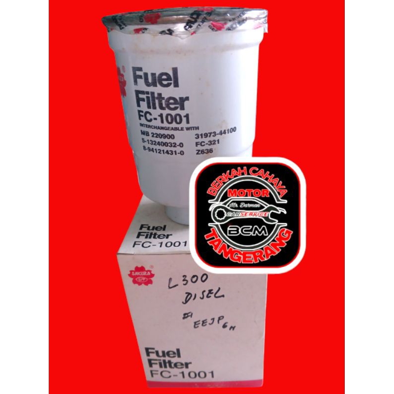 Jual FUEL FILTER SOLAR L300 DIESEL SAKURA FC-1001 | Shopee Indonesia