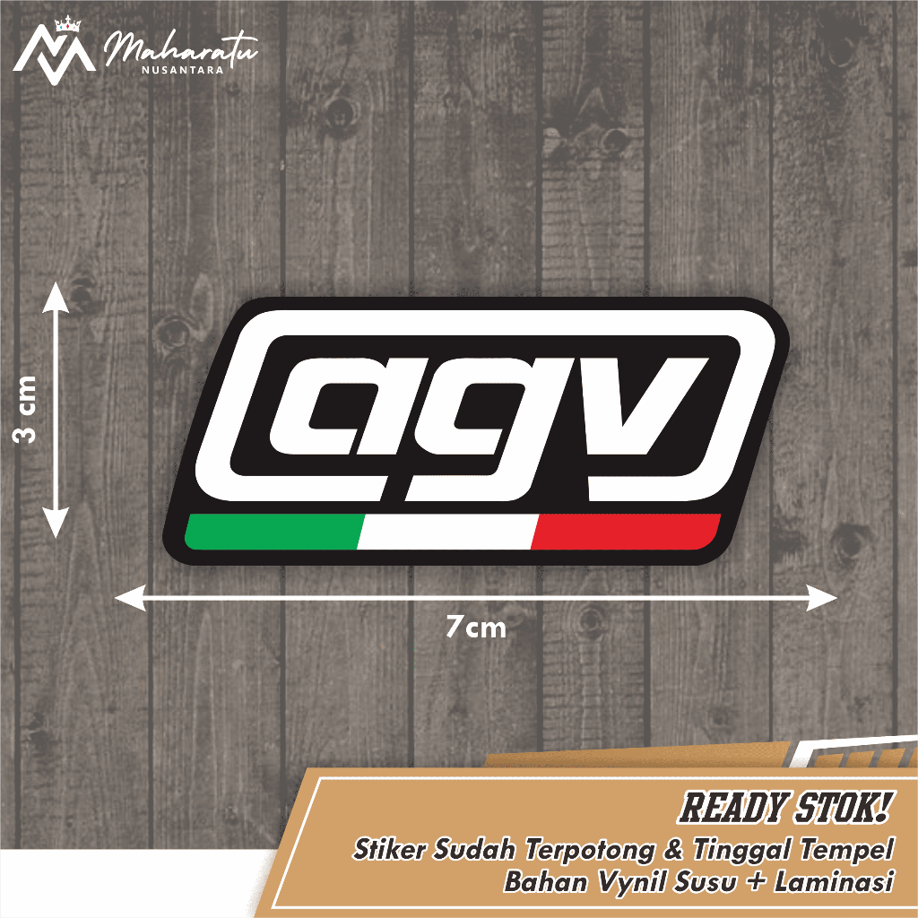 Jual STIKER OTOMOTIF KEREN MURAH - STIKER MOTOR AGV READY STOCK ...