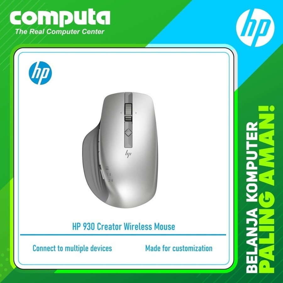 Jual Mouse HP 930 Creator Wireless + Bluetooth Multiple Device ...