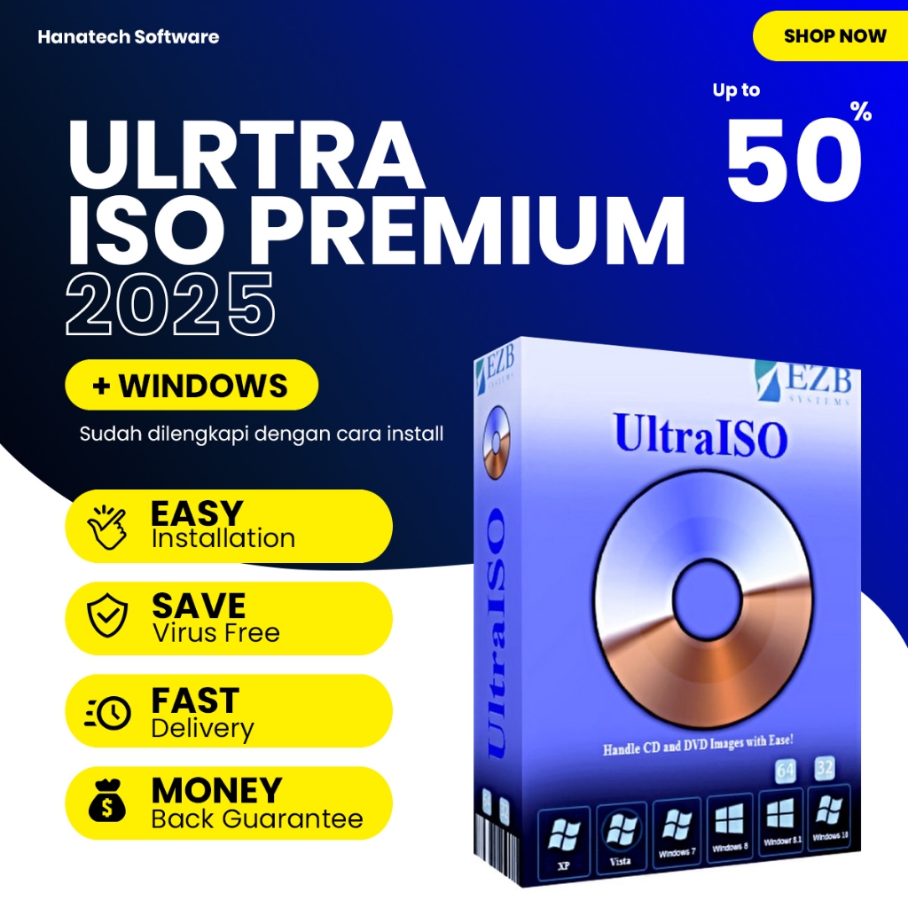 Jual UltraISO Premium Edition 9 | Full Version | Lifetime | Shopee ...